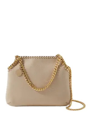 Stella McCartney Falabella Medium Shoulder Bag Neutrals