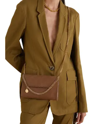 Stella McCartney Stella McCartney Falabella Mini Shoulder Bag Brown