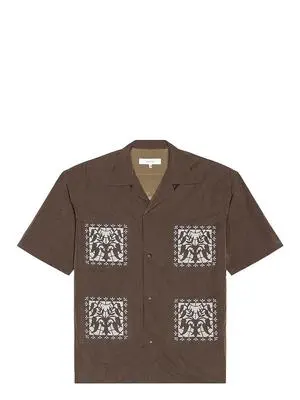SASQUATCHFABRIX Sasquatchfabrix Kirigami Shirt In Brown