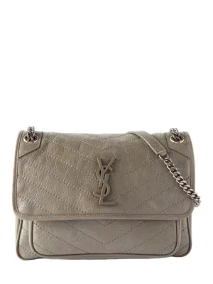 Saint Laurent Saint Laurent Niki Medium Shoulder Bag Green
