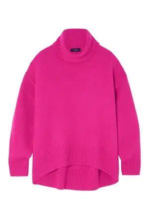 Arch4 NET SUSTAIN World's End Cashmere Turtleneck Sweater Pink