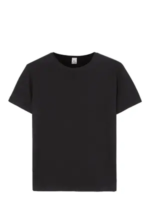 RE/DONE Cotton-Jersey T-Shirt Black