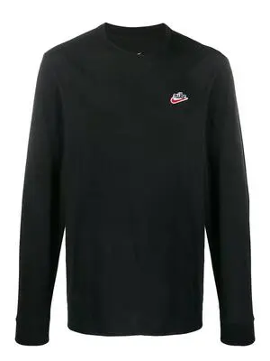 Nike Embroidered Logo Jumper - Black