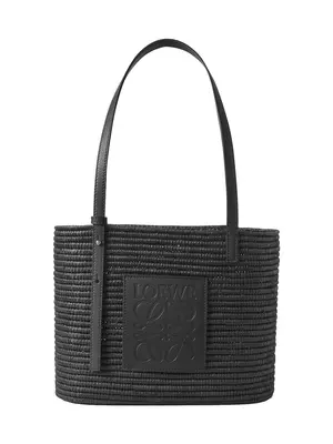 Loewe LOEWE Small Raffia Tote Black