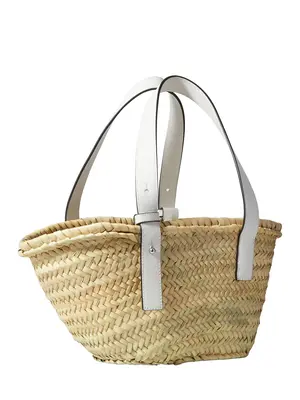 Loewe LOEWE Small Raffia Tote White