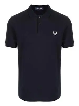 Fred Perry Embroidered Logo Polo Shirt - Blue