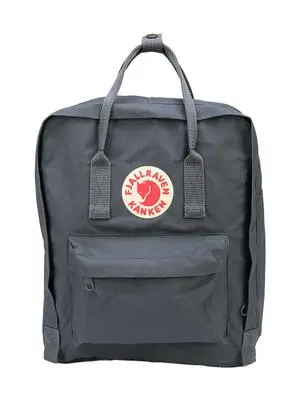Fjallraven Kånken Backpack With Logo Patch - Grey