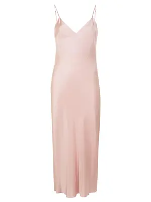 GILDA & PEARL Sophia Midi Slip Dress - Pink