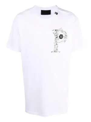 PHILIPP PLEIN Graphic-print Logo T-shirt