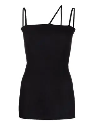 BASERANGE Crossover Strap Vest Top - Black