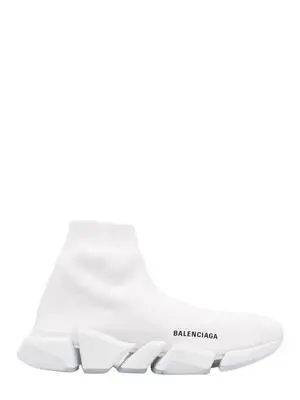 Balenciaga Speed 2.0 Knitted Sneakers - White