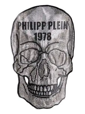 Philipp Plein Crystal Skull Cotton T-shirt - White