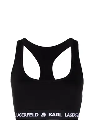 Karl Lagerfeld Logo-underband Bra - Black