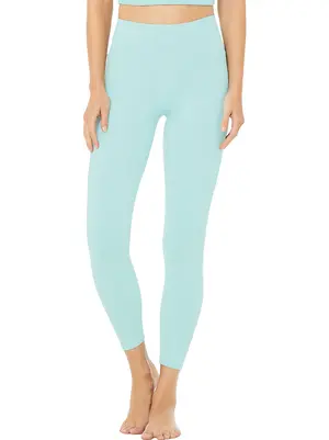 Alo Yoga 7/8 High-waist Airbrush Legging Blue Quartz