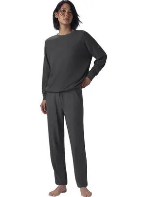 Alo Yoga Soho Pullover Top Anthracite