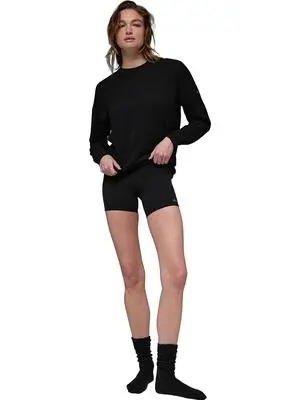 Alo Yoga Soho Pullover Top - Black