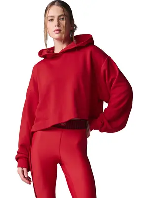 Alo Yoga ALO Bae Hoodie Bold Red