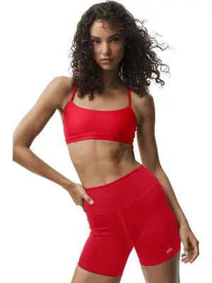 Alo Yoga Airlift Intrigue Bra - Bright Red