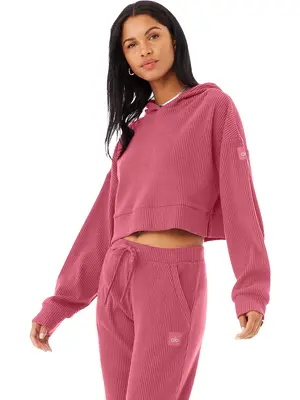 Alo Yoga ALO Muse Hoodie Raspberry Sorbet
