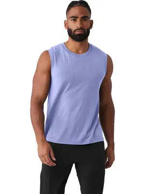 Alo Yoga Triumph Muscle Tank Top Infinity Blue