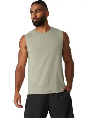 Alo Yoga Triumph Muscle Tank Top Limestone
