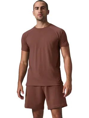 Alo Yoga ALO Triumph Raglan T-Shirt Chestnut
