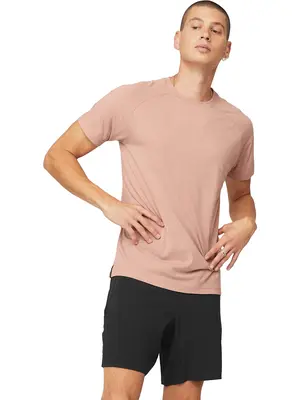 Alo Yoga ALO Triumph Raglan T-Shirt Soft Clay