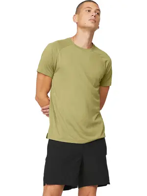Alo Yoga ALO Triumph Raglan T-Shirt Wasabi