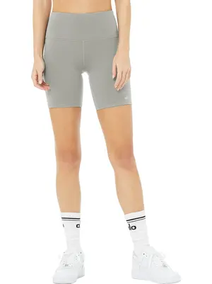 Alo Yoga 7" High-Waist Biker Short Sterling