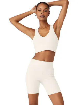 Alo Yoga Airbrush Real Bra Tank Top Ivory