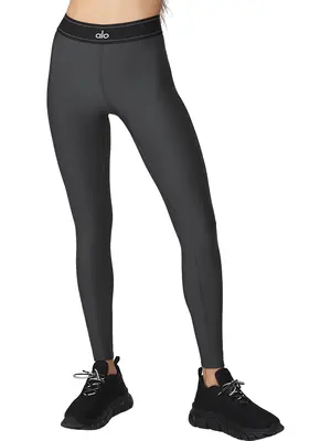 Alo Yoga Airlift High-Waist Suit Up Legging Anthracite/black