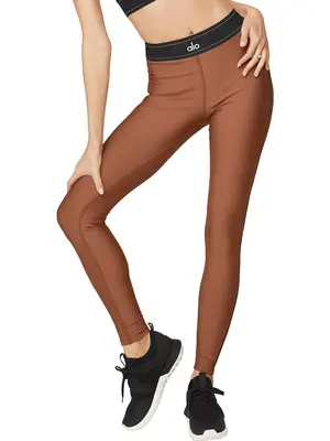 Alo Yoga Airlift High-Waist Suit Up Legging Rust