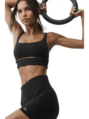 Alo Yoga Slit Bra - Black