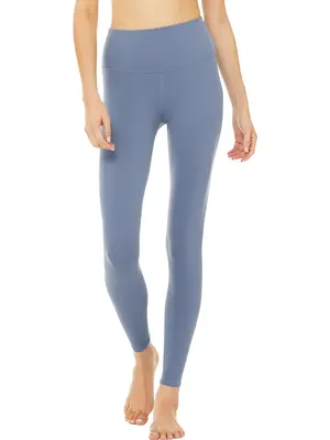 Alo Yoga High-waist Airbrush Legging Blue Jean