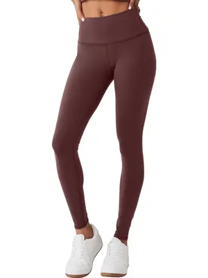Alo Yoga High-waist Airbrush Legging Cherry Cola