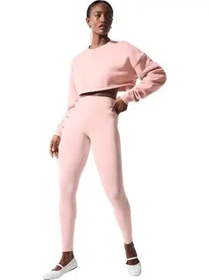 Alo Yoga High-waist Airbrush Legging - Pink Quartz