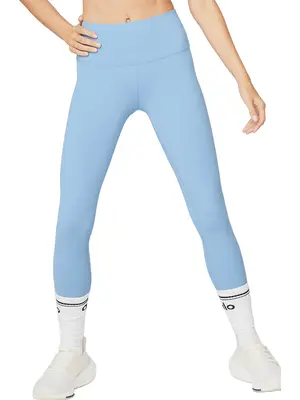 Alo Yoga High-waist Airbrush Legging Tile Blue