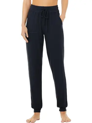 Alo Yoga Soho Sweatpant Dark Navy