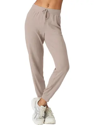 Alo Yoga Soho Sweatpant Taupe