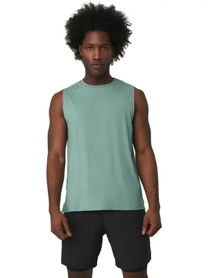 Alo Yoga Idol Performance Tank Top Blue Agave