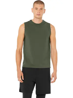 Alo Yoga Idol Performance Tank Top Dark Cactus