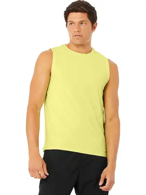 Alo Yoga Idol Performance Tank Top Neon Shock Yellow