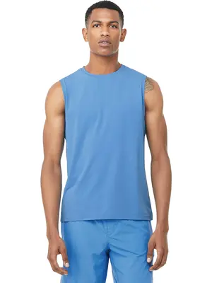 Alo Yoga Idol Performance Tank Top Primary Blue