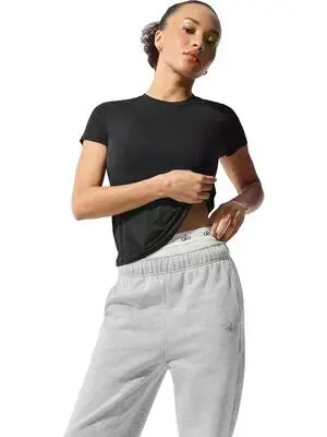 Alo Yoga Alosoft Finesse Tee - Black