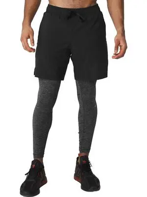 Alo Yoga ALO Stability 2-in-1 Pant Black/dark Grey Marl