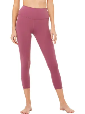 Alo Yoga High-Waist Capri Pants Dragonfruit