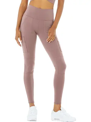 Alo Yoga High-Waist Cargo Legging Woodrose