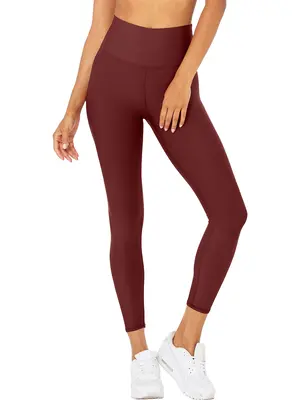 Alo Yoga Red Hot High-Waist Airlift Legging Cranberry