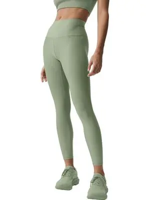 Alo Yoga Red Hot High-Waist Airlift Legging Dune Grass