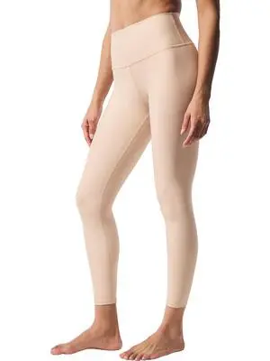Alo Yoga Red Hot High-Waist Airlift Legging Macadamia